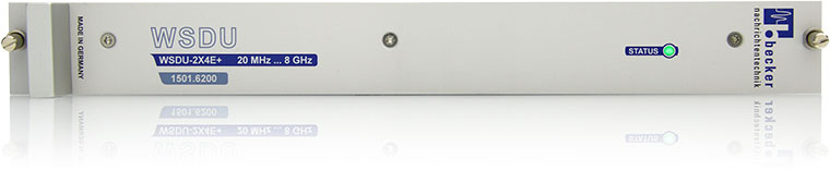 Aktiver Breitband Multikoppler bis 8 GHz - WSDU-2X4E+ | Becker ...